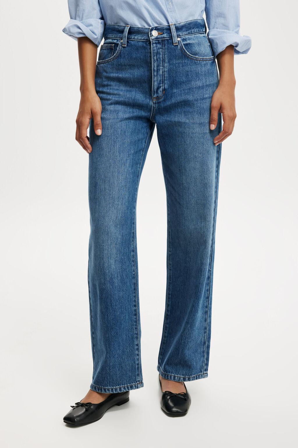 Lyocell Straight Jean - Shore Blue