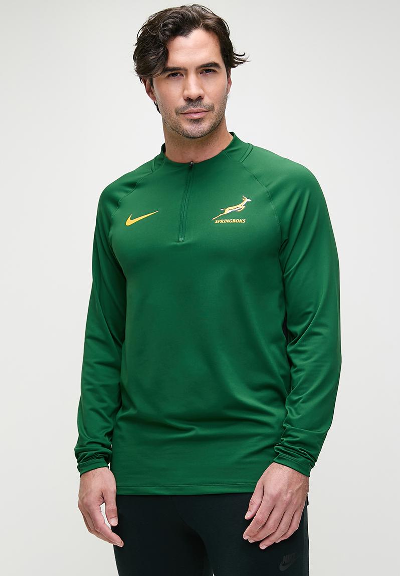Spr mnk trn 1/4 zip top ns - gorge green/black/university gold