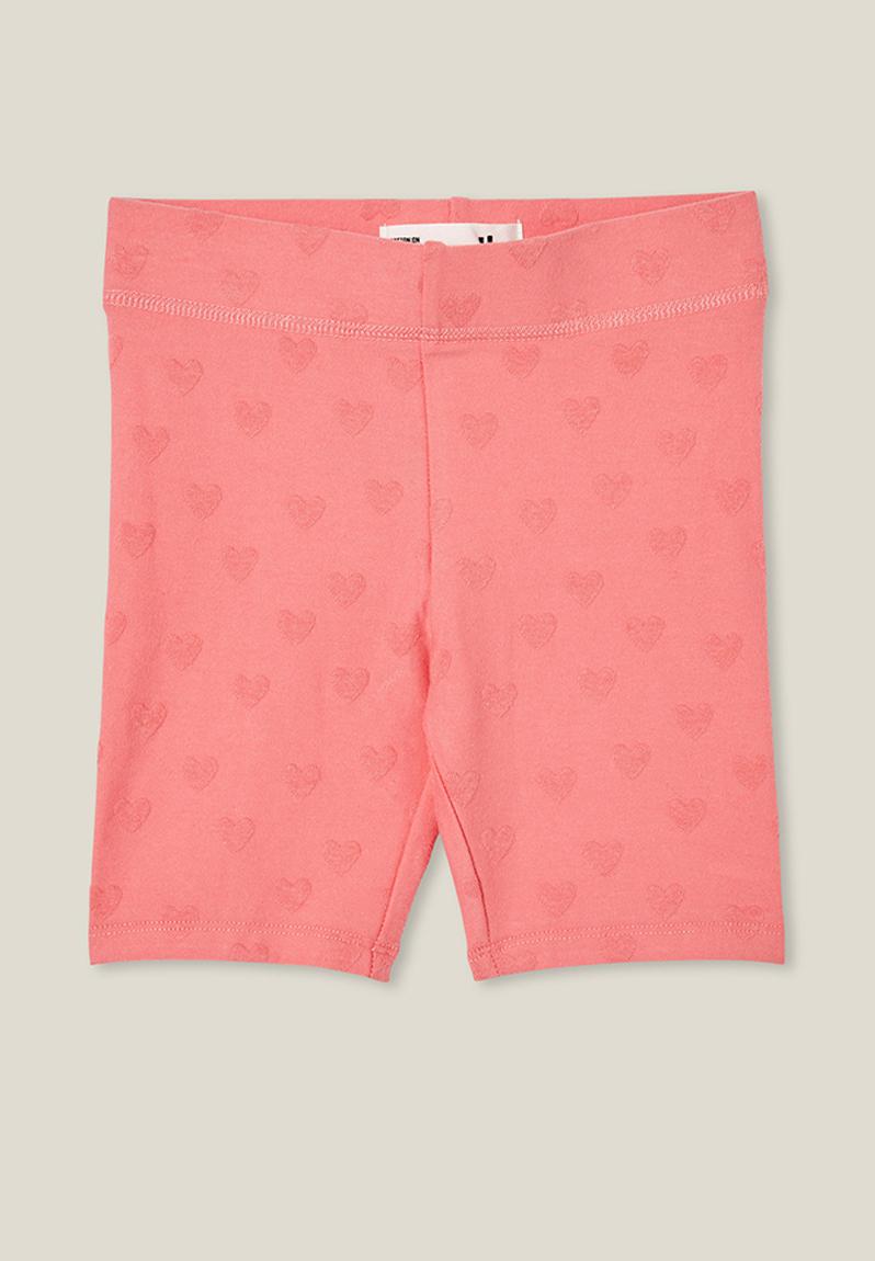 Hailey bike short - orange coral/hearts Cotton On Shorts | Superbalist.com