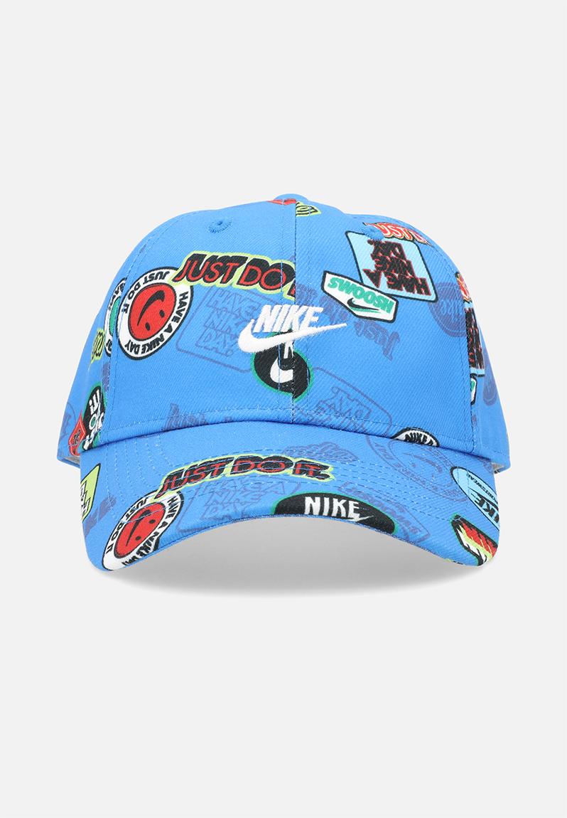 Nan printed hbr curve brim cap - light photo blue Nike Accessories ...