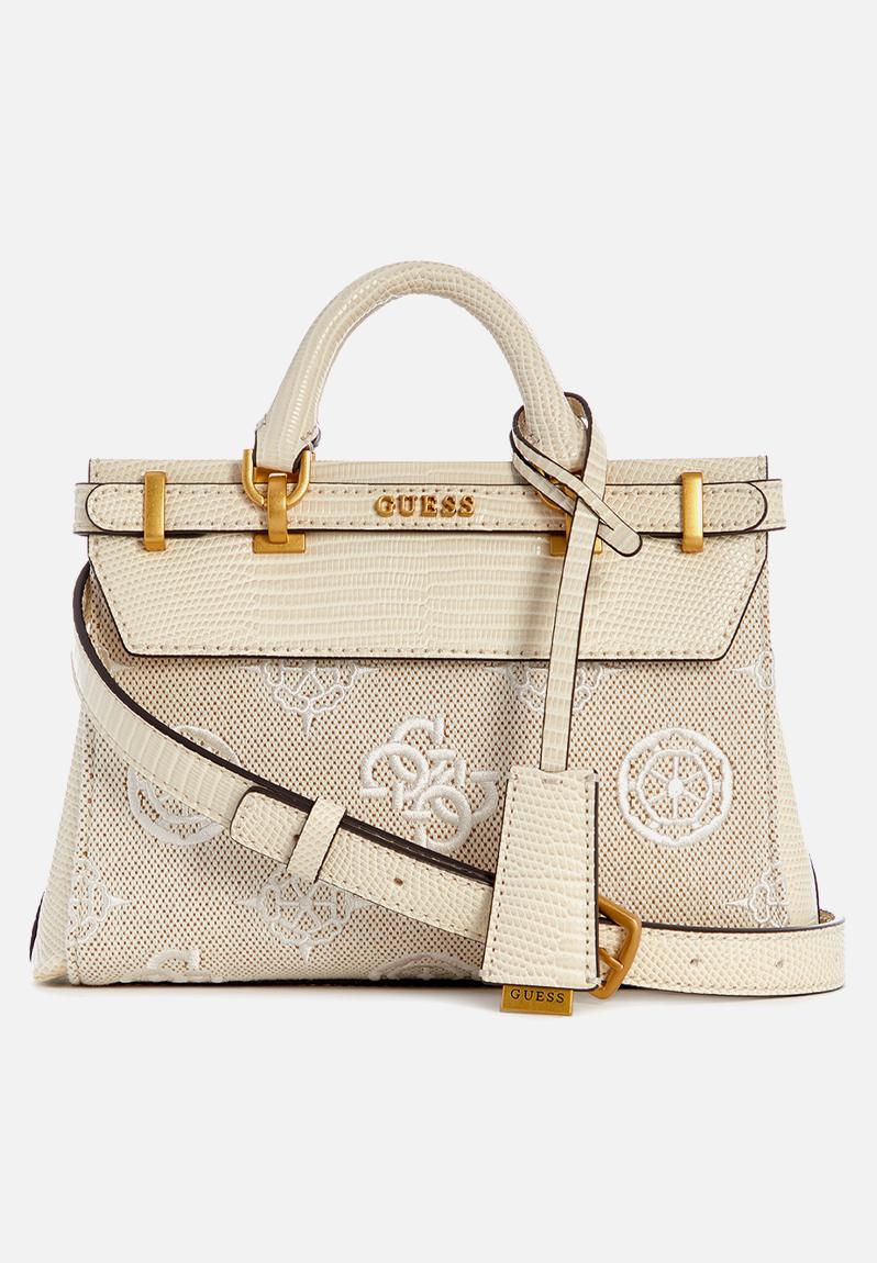 Sestri logo mini satchel-natural/stone logo