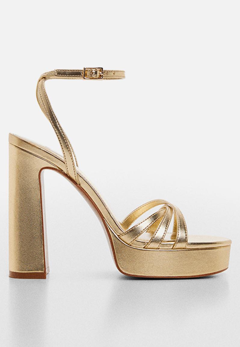 Jaylo platform heel - gold