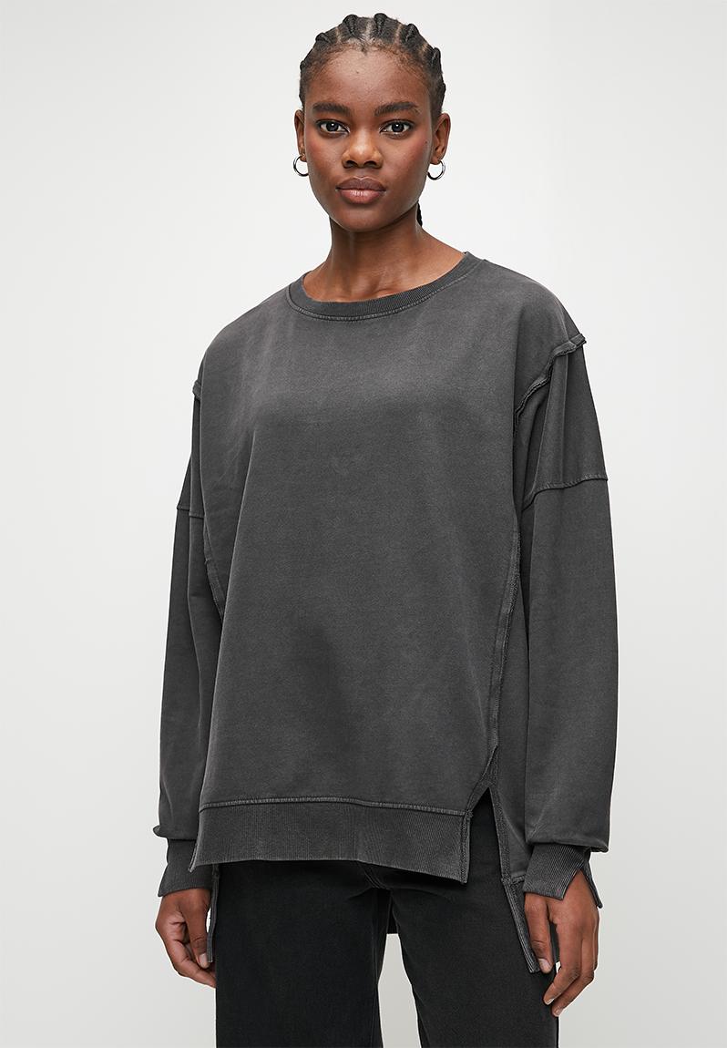 Meet and greet fashion sweatshirt - slate grey