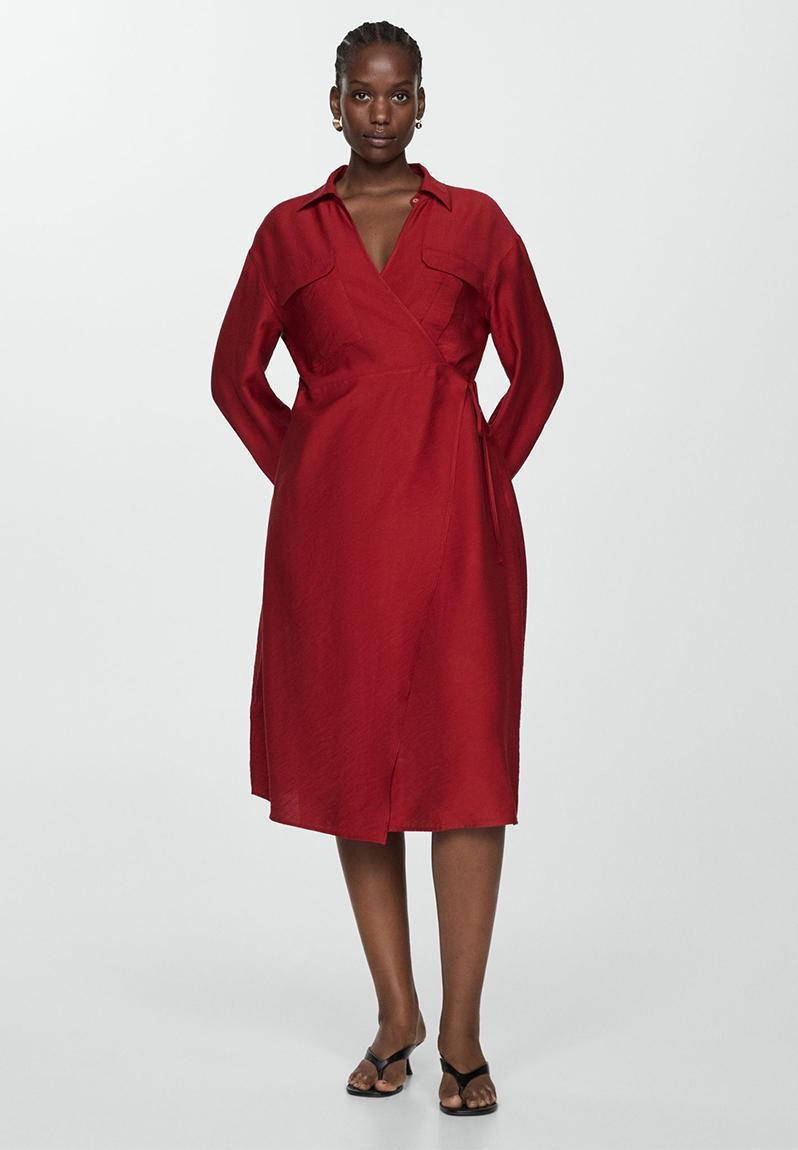 Plus dress maria - red