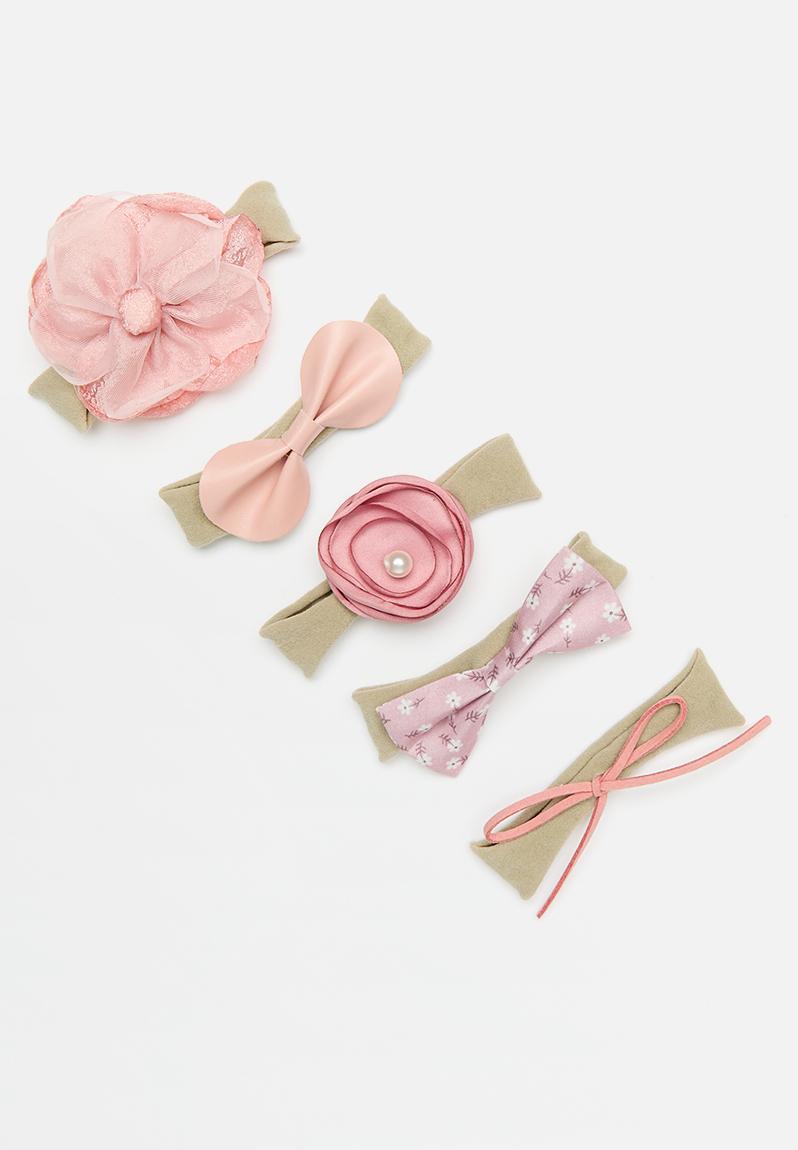 5 pack hair band set-pink POP CANDY Accessories | Superbalist.com