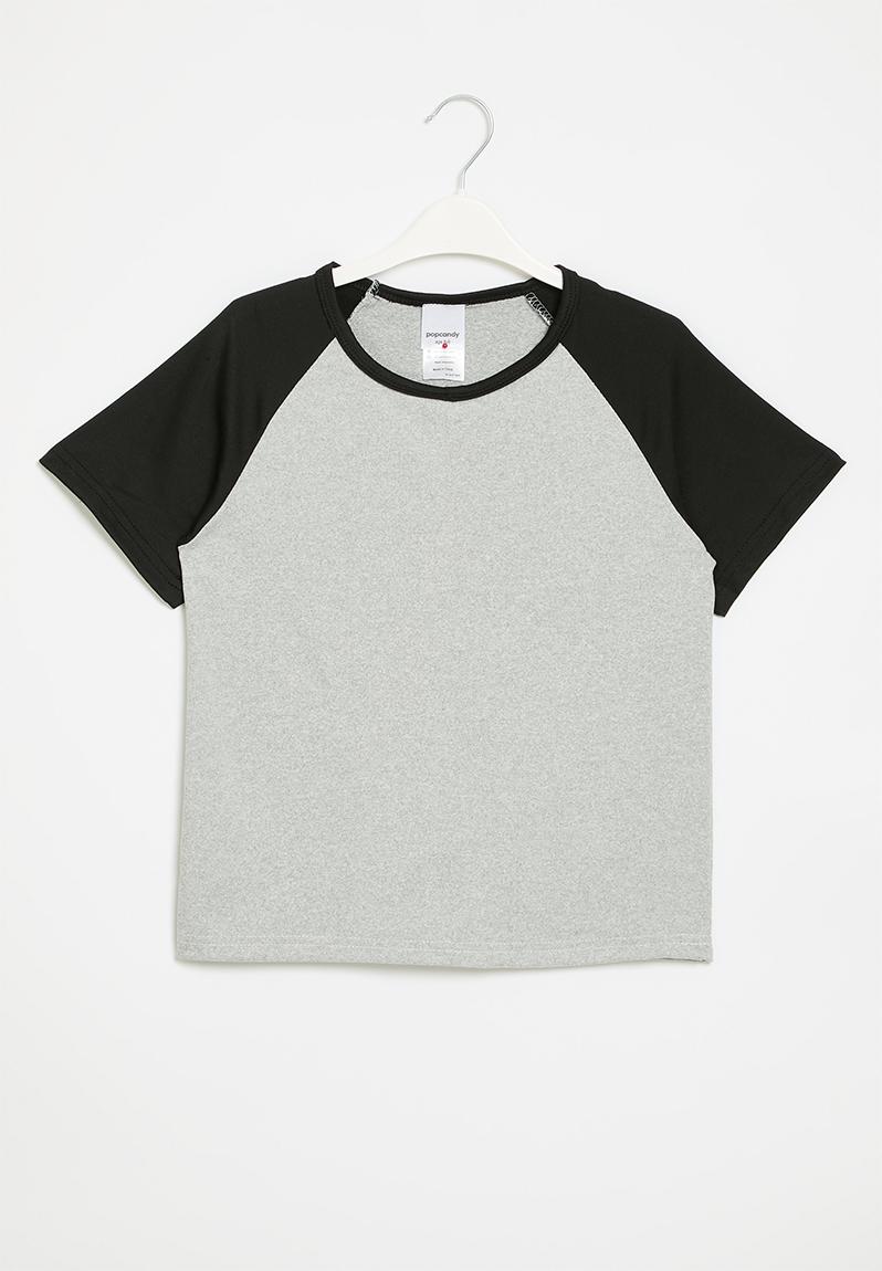 Reglan tee-grey & black