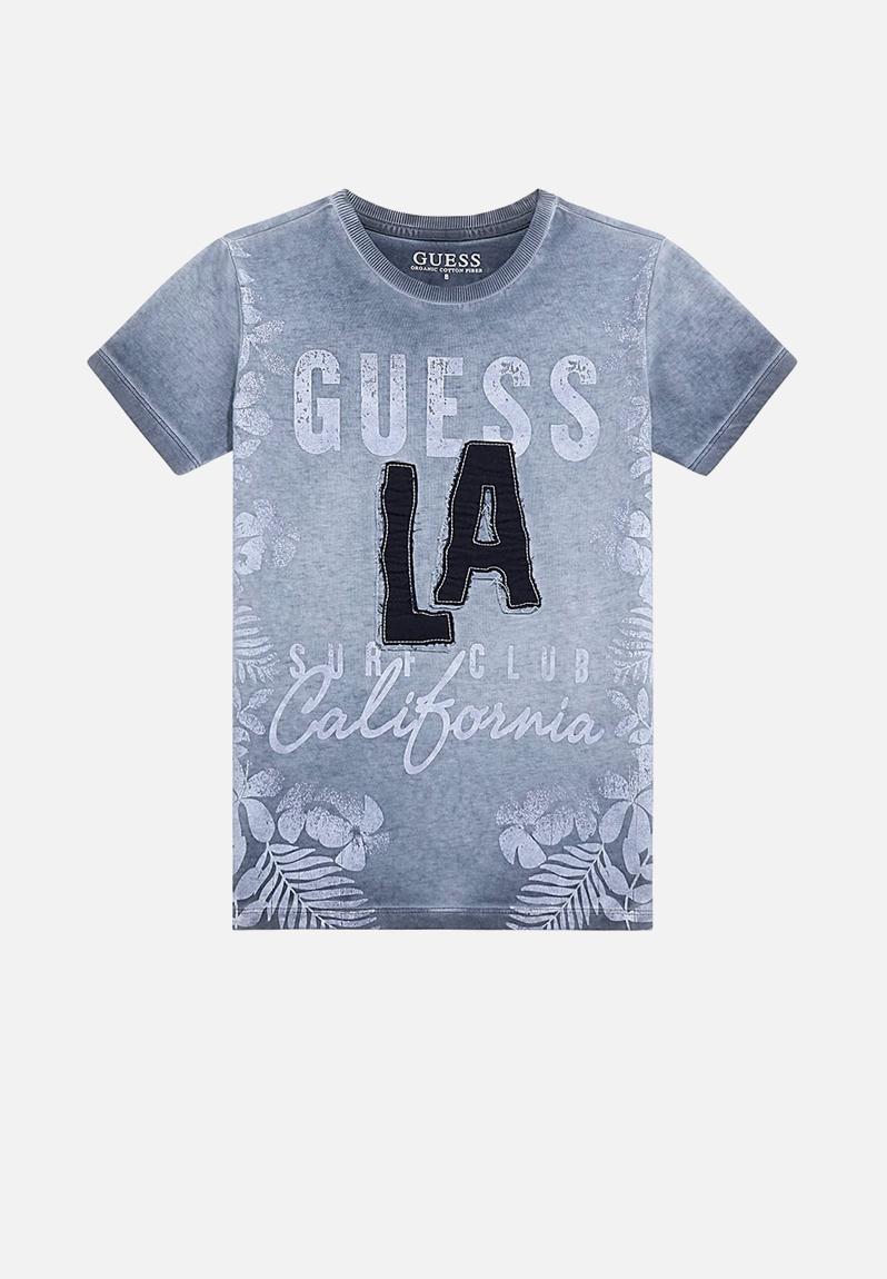 Gmt dye ss t-shirt - smart blue