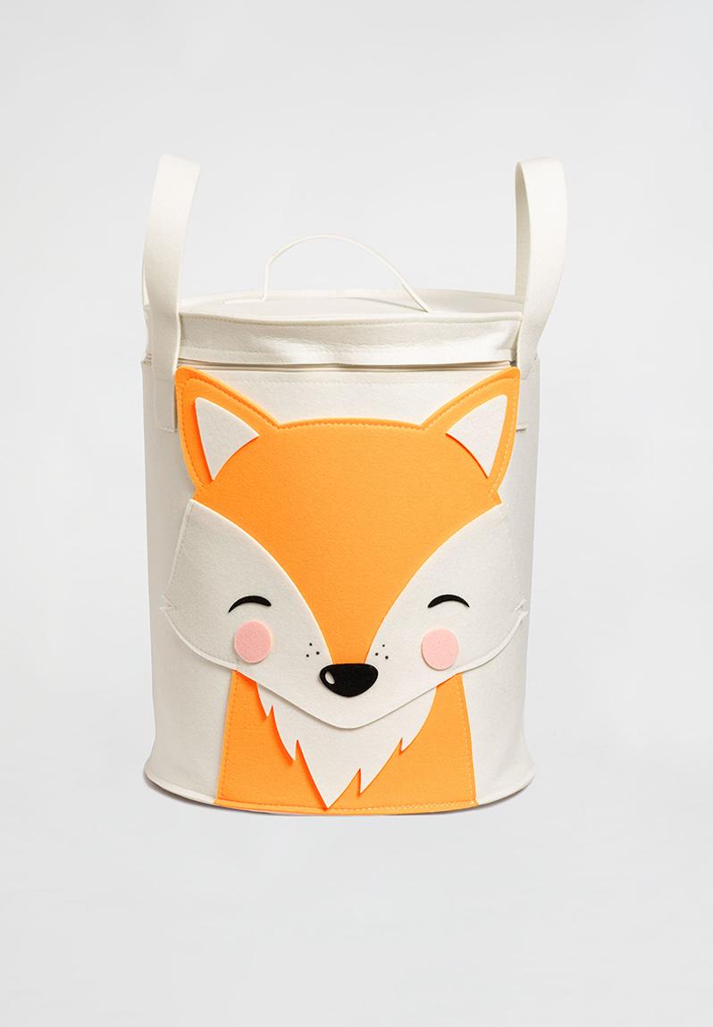 Fox storage basket - natural