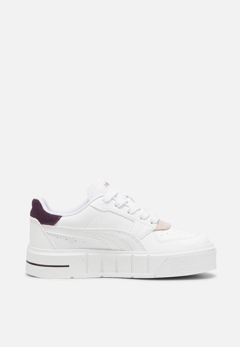 Puma cali court match ps - puma white-midnight plum