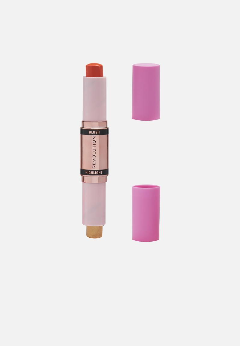 Blush & Highlight Stick - Coral Dew