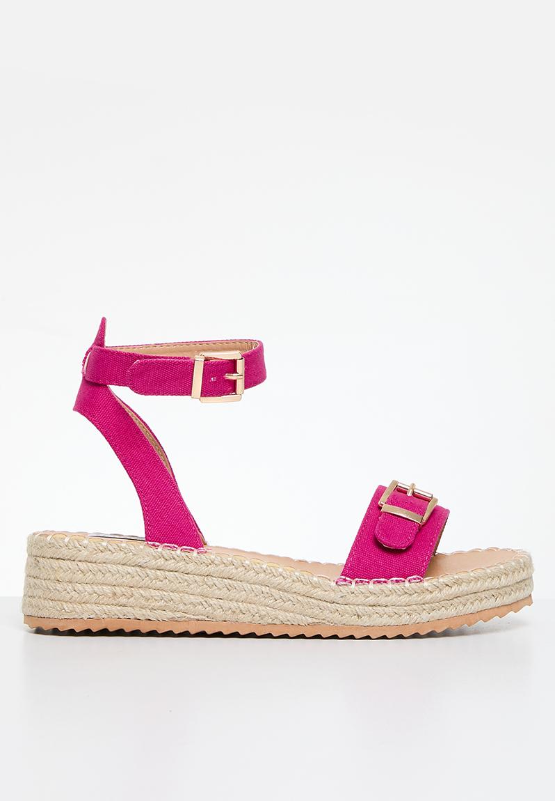 Lettie espadrille sandal - fuschia
