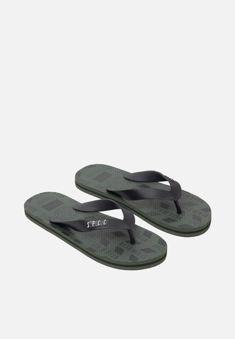 Fisk Flip Flops - Dark Fatigue