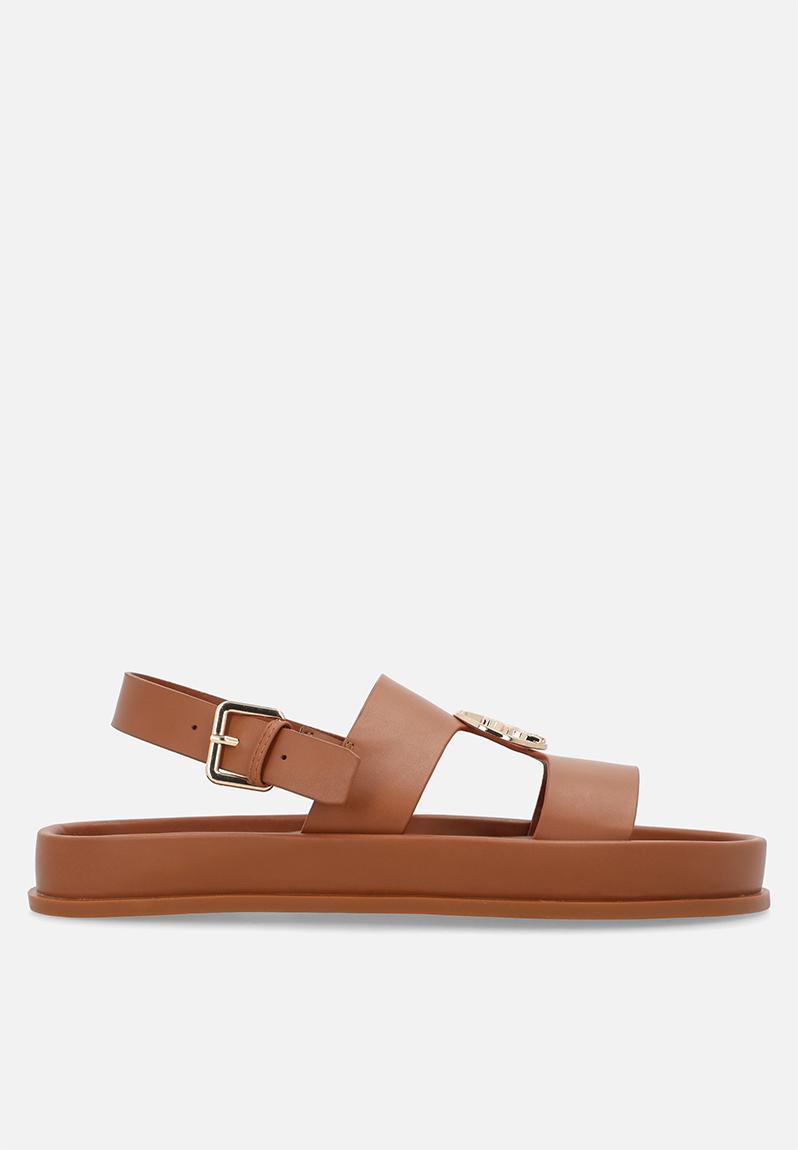Moulded unit trim sandal - tan