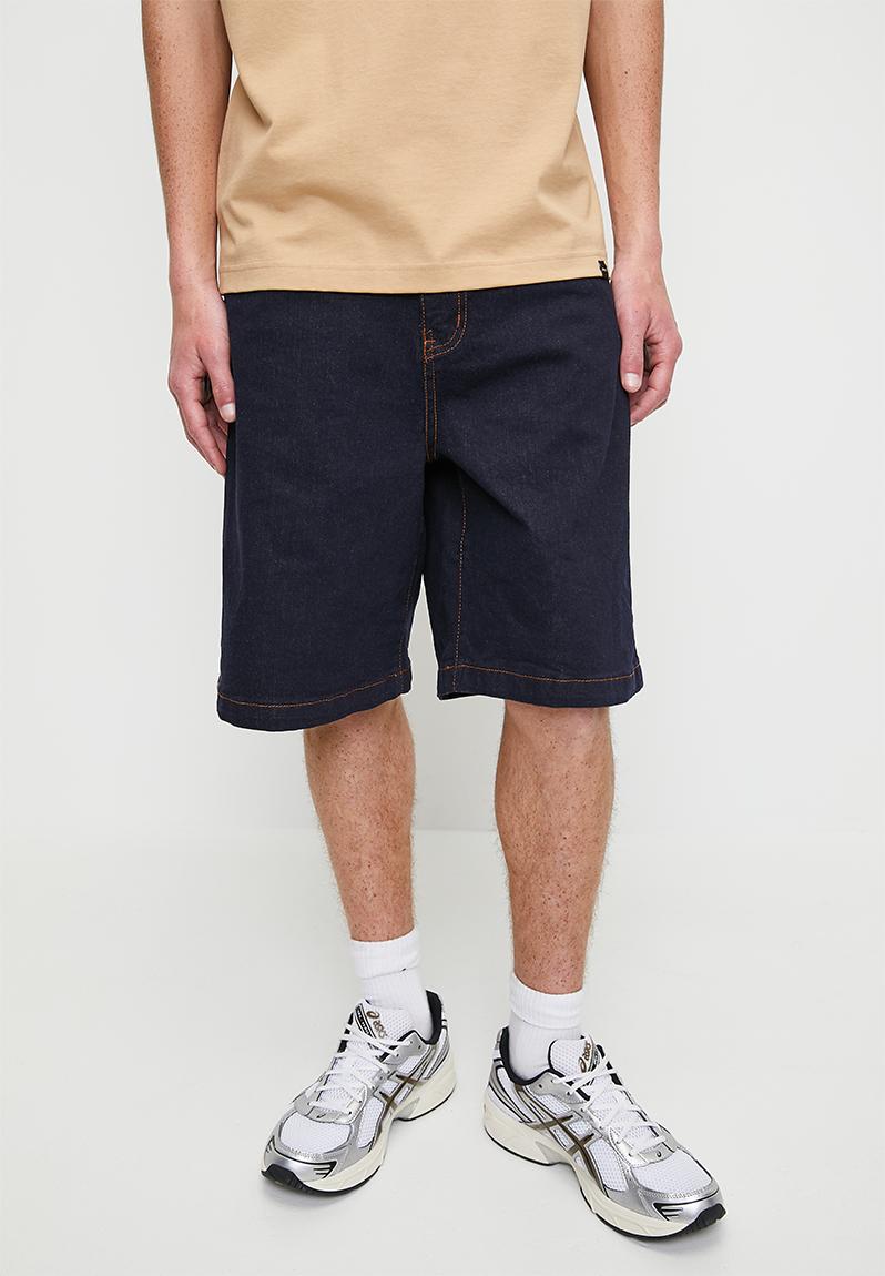 Long Length Denim Short - Raw Wash