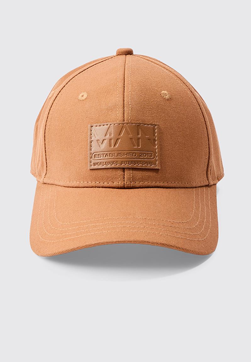 Man PU Tab Cap - tan