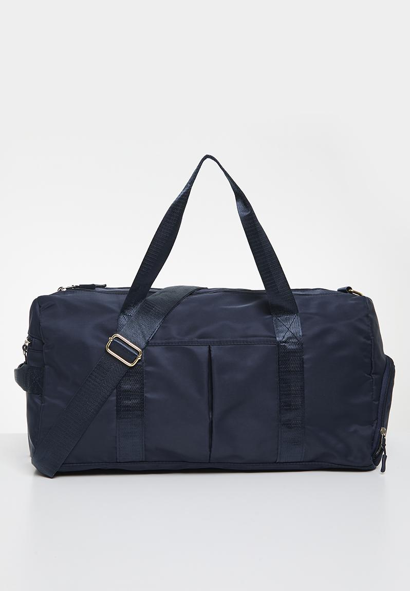 Duffel bag-navy blue