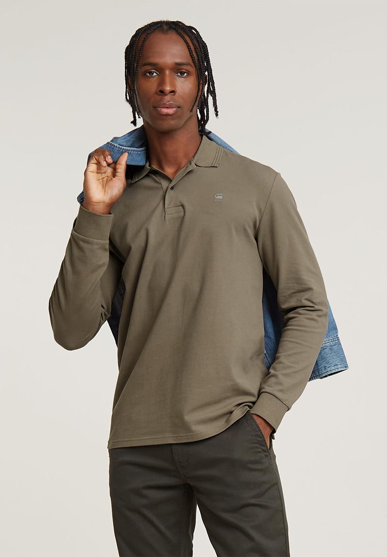 Dunda core polo l\s - turf G-STAR T-Shirts & Vests | Superbalist.com