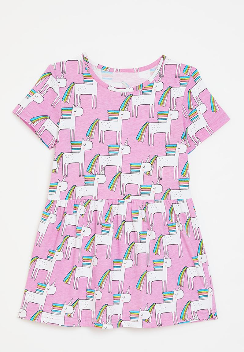 Printed dress-pink8