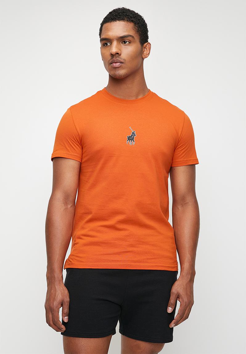 Sabelo Sport Ss Back Logo Tee - Orange