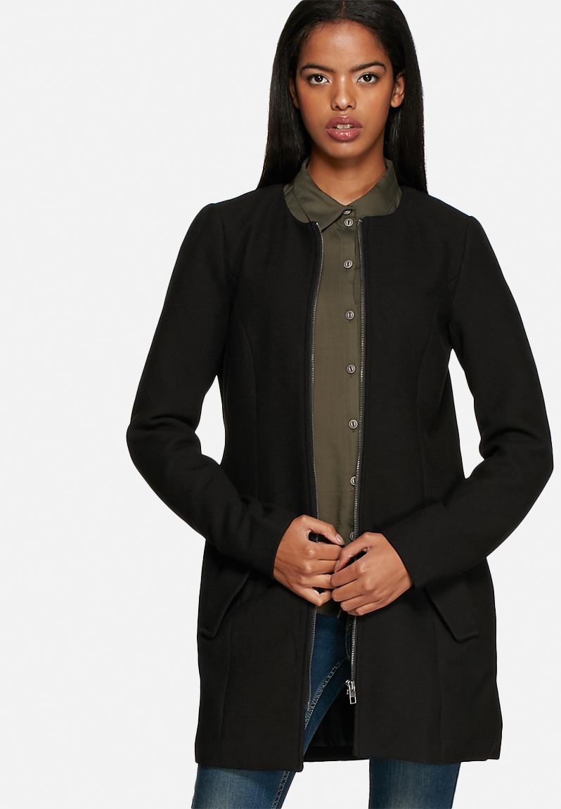 Mackenzie Spring Coat - Black Jacqueline de Yong Coats | Superbalist.com