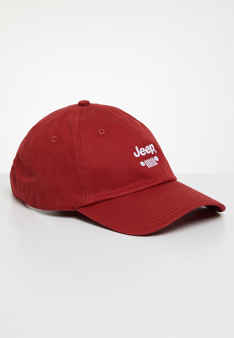 Dad Cap - Red-Jeep