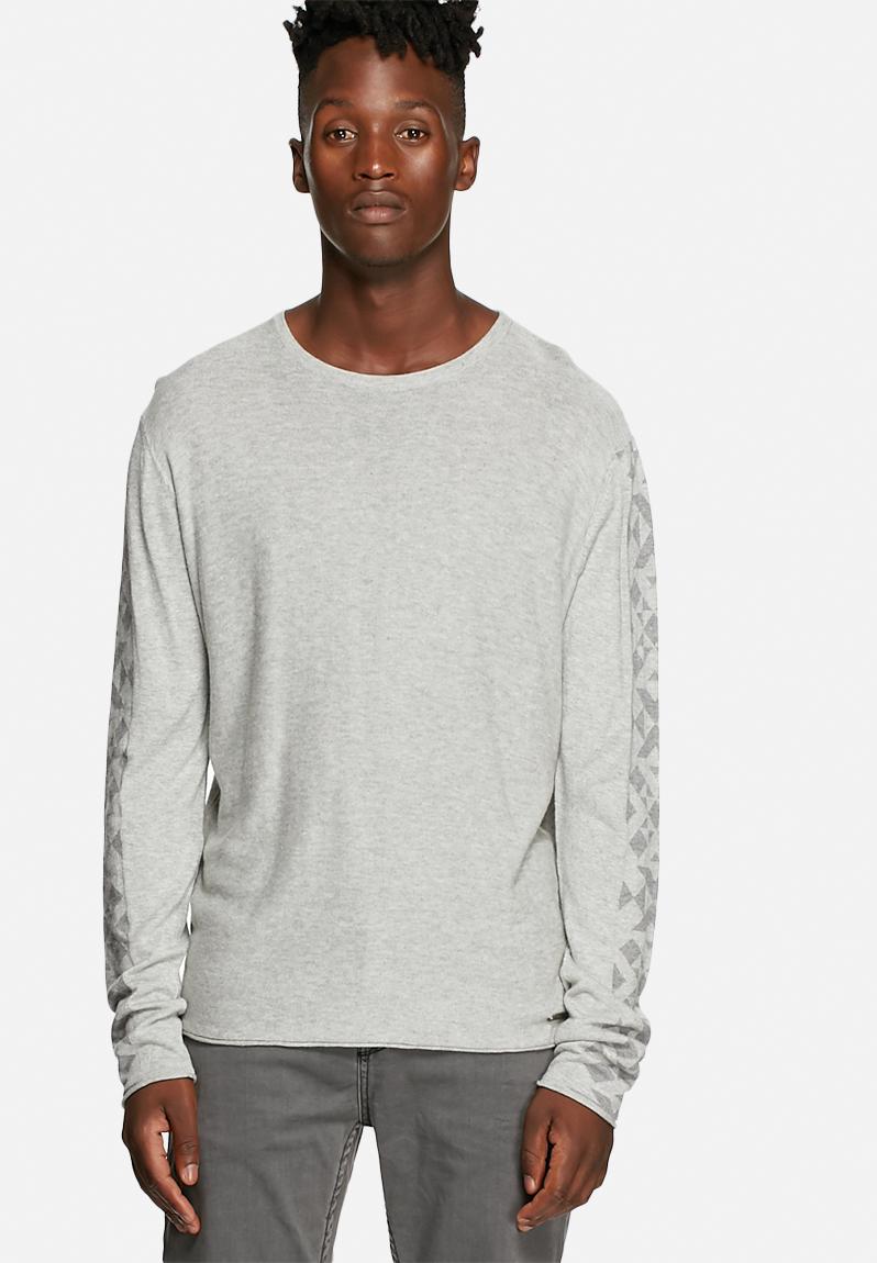 Jean Knit - Light Grey Melange