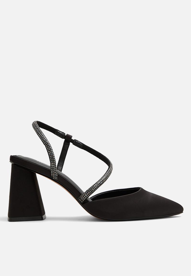 Petrraa block heel - black
