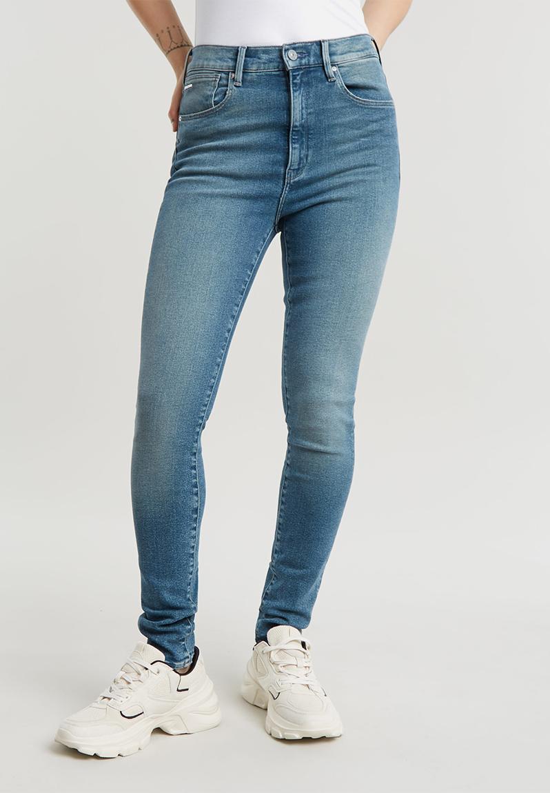 Kafey Ultra High Skinny Wmn - Faded Mountain Tops