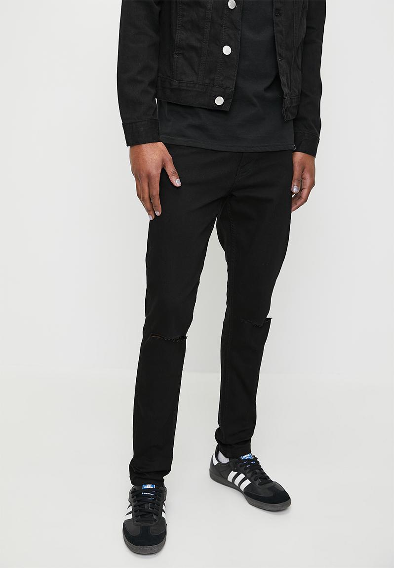 Skinny Rip Jeans - Black