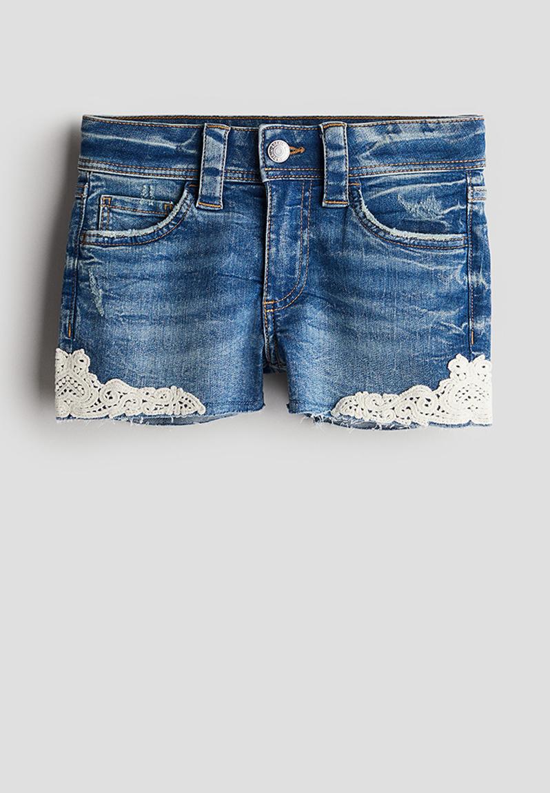 Keith Haring X H&M:Denim shorts - blue,multi - 1222931001