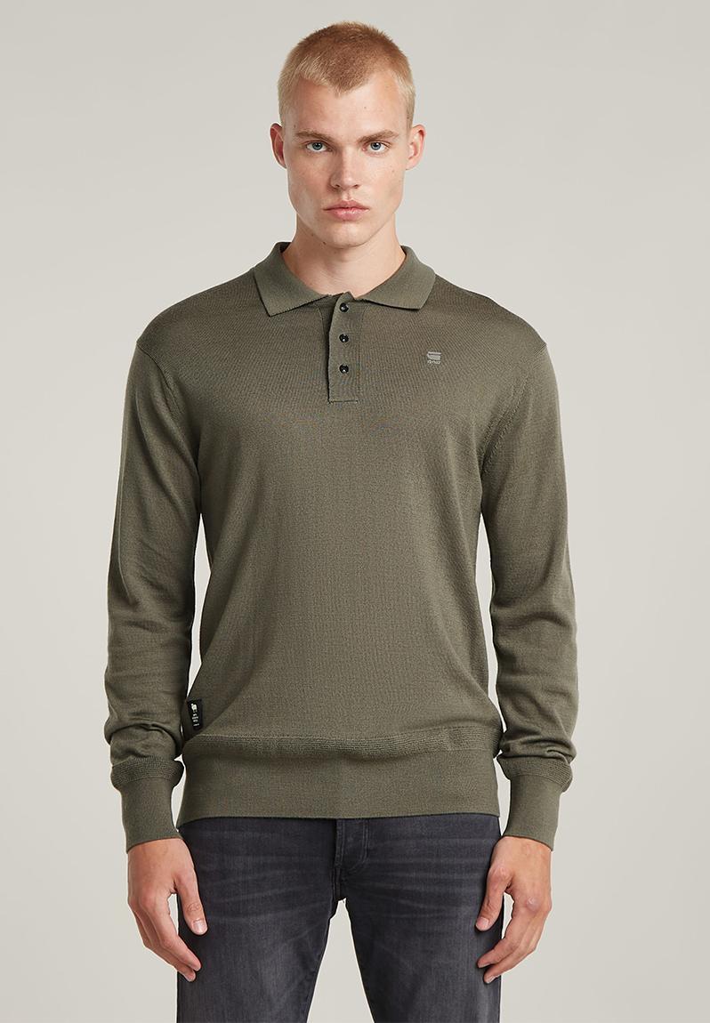 Premium core dunda polo knit - turf