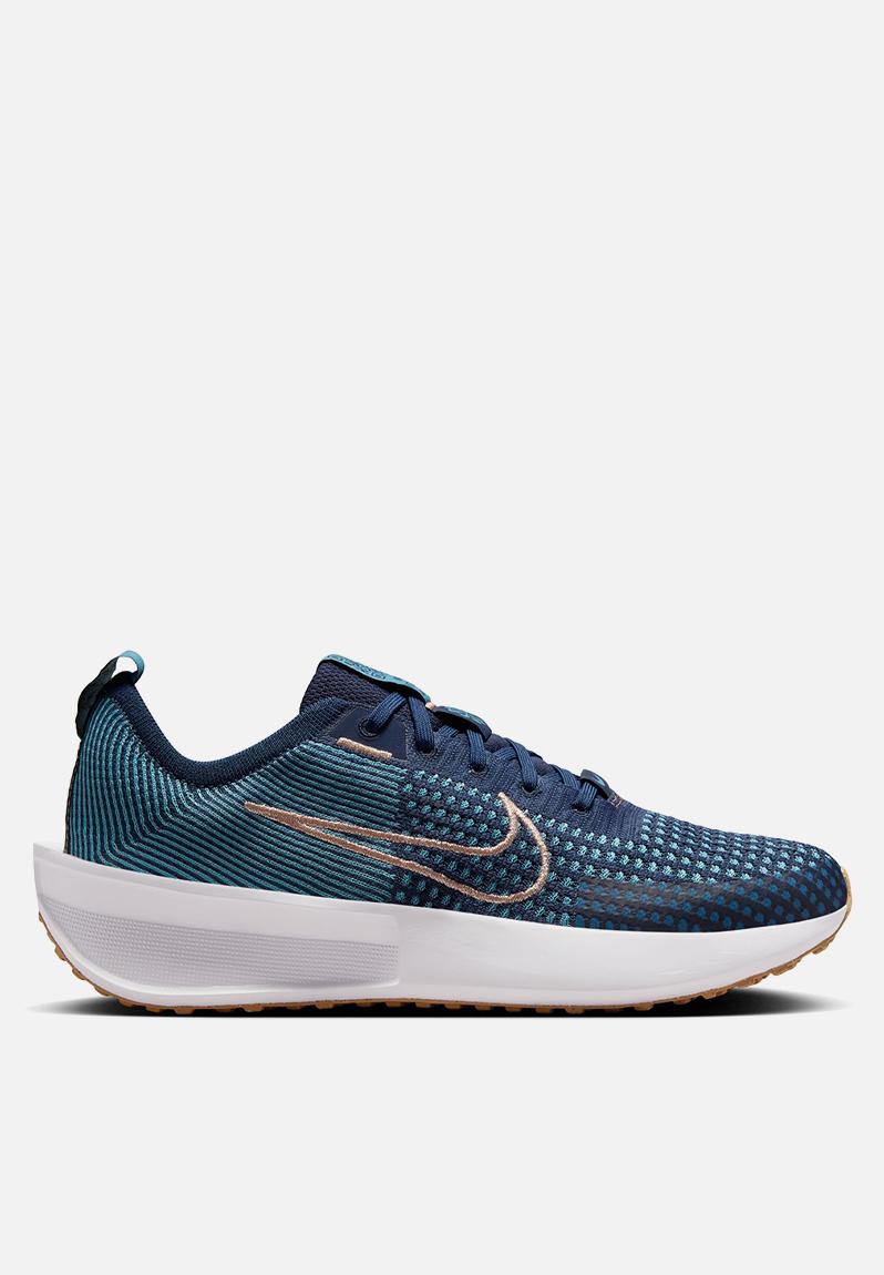 Nike Interact Run - college navy/mtlc red bronze-cerulean