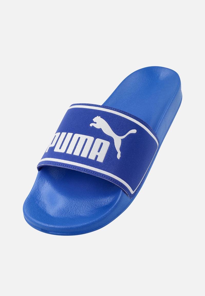 Poolcat Slide ZADP - Blue & White PUMA Sandals & Flip Flops ...