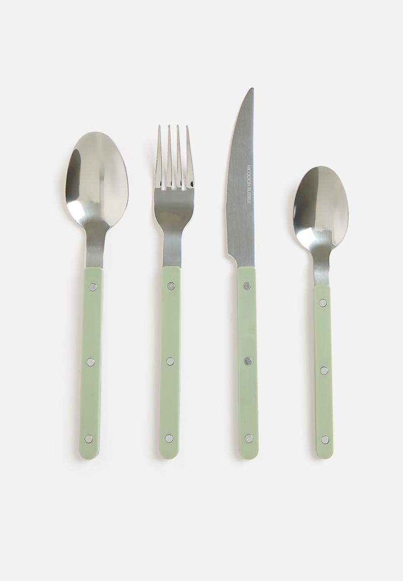 Louisiana 16pc cutlery set - pistachio