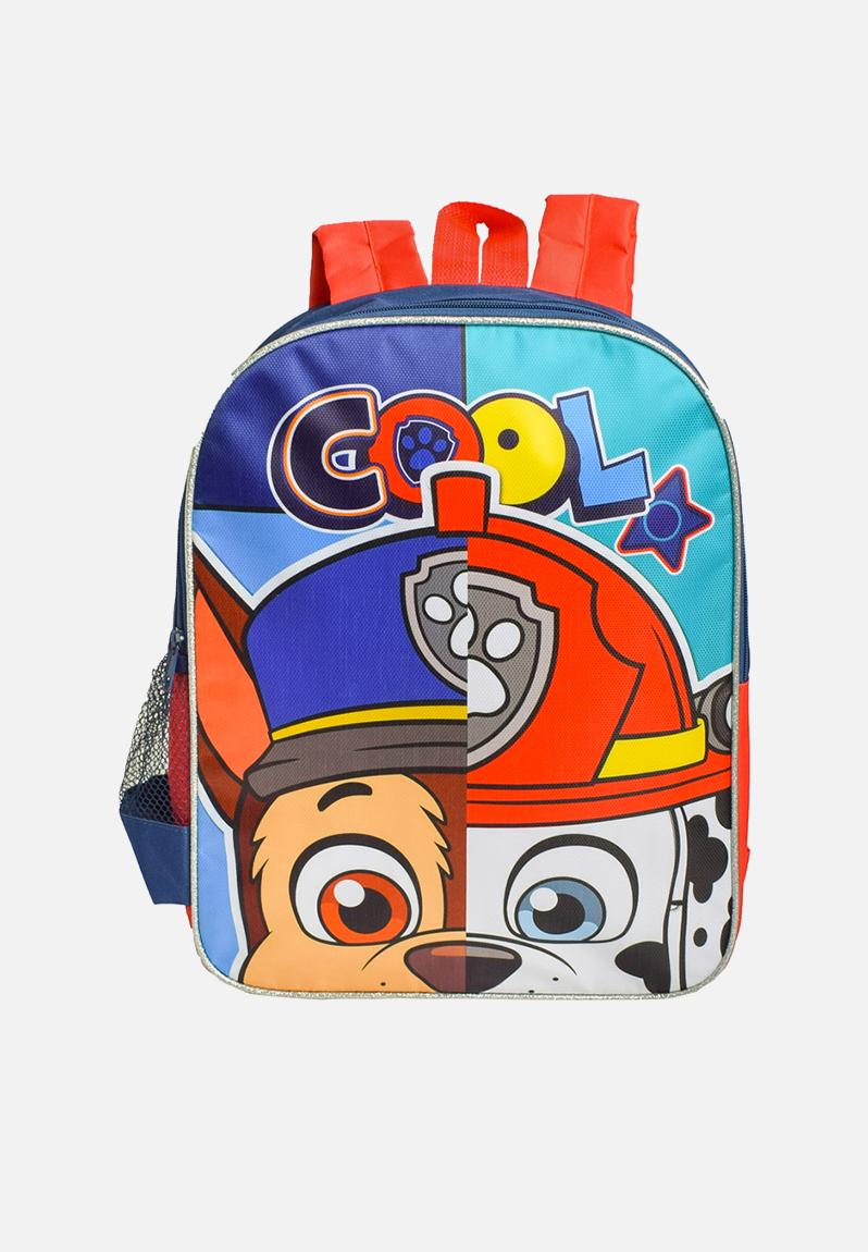 Paw patrol double sided backpack - blue
