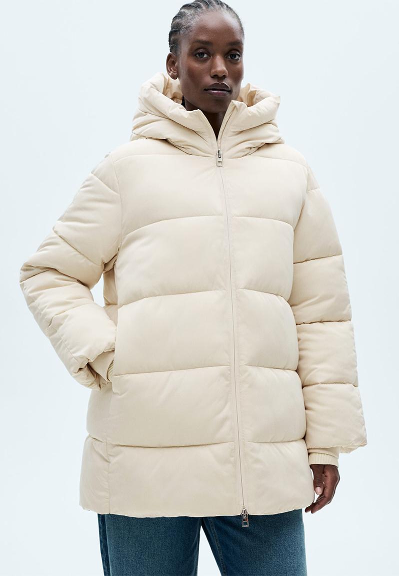 Plus Puffer Coat Tokyo - Light Beige MANGO Jackets & Coats ...