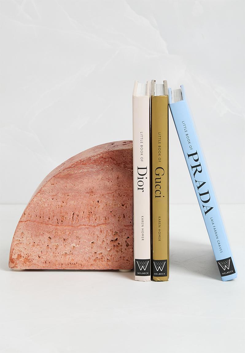 Travertine Natural Stone bookend
