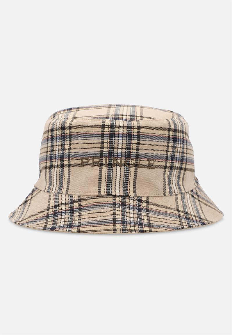 Pringle Alex Bucket Hat – Reversible - Stone