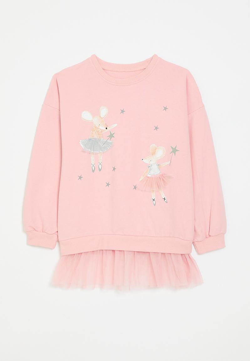 combo dress -light pink