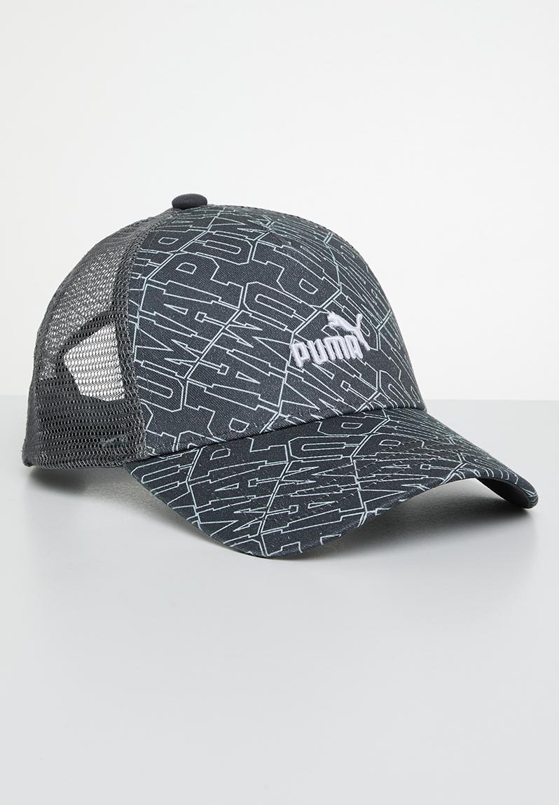Ess Aop Trucker Cap - Galactic Gray PUMA Headwear | Superbalist.com