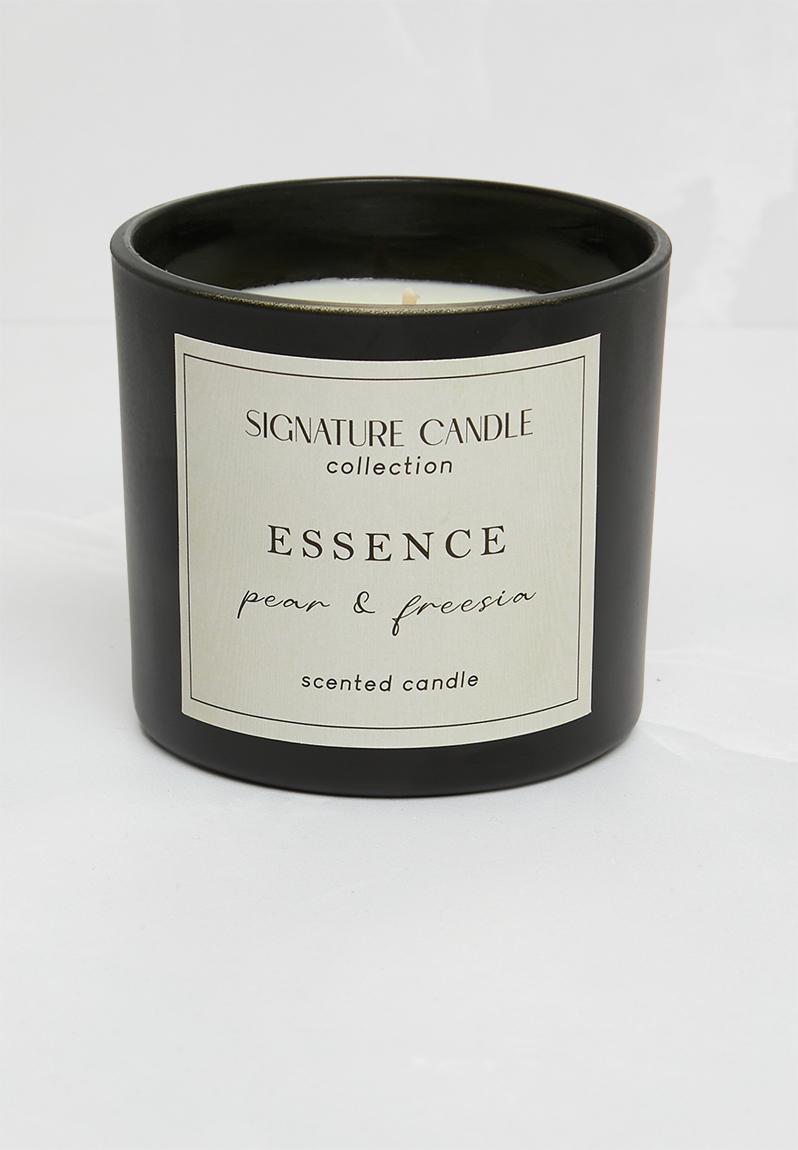 Secnted Glass Candle - Pear & Freesia
