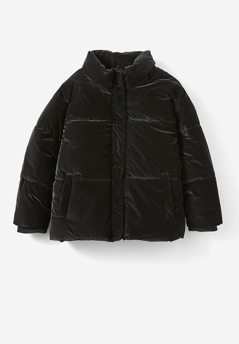 Joy puffer jacket - black