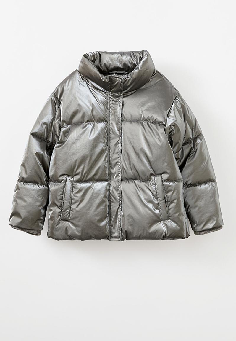 Joy puffer jacket - silver