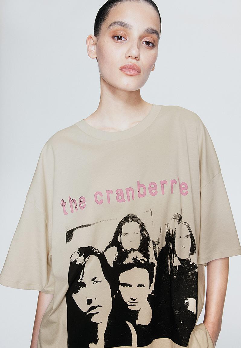 Oversized printed t-shirt - light beige/the cranberries - 1227727005 H ...