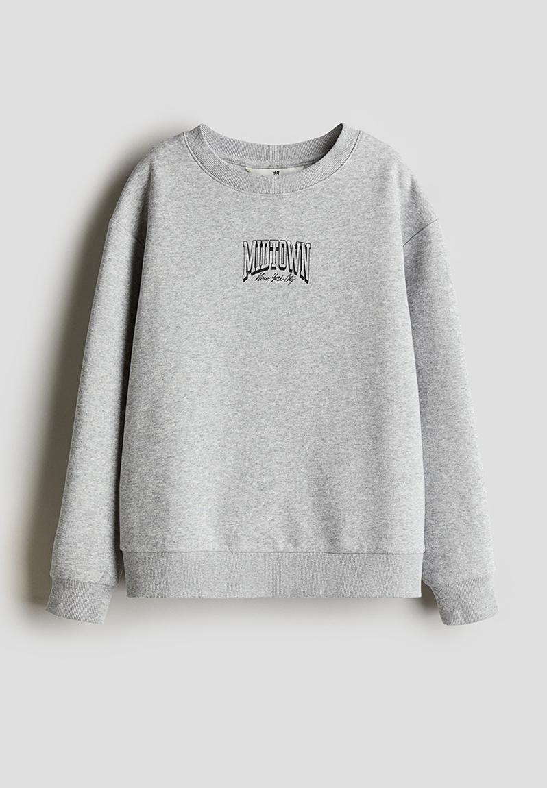 Crew-neck sweatshirt - light grey marl/midtown - 1237620001