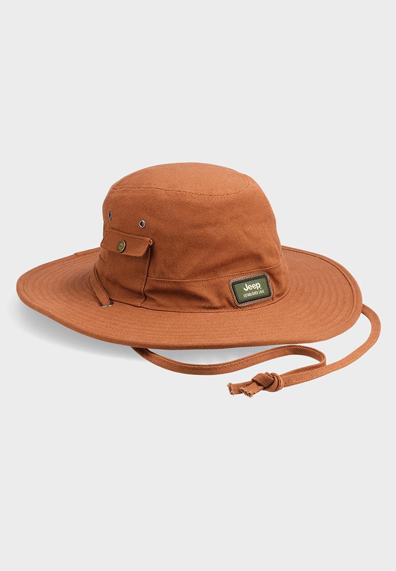 Wrangler Sun Hat - Brown-Jeep