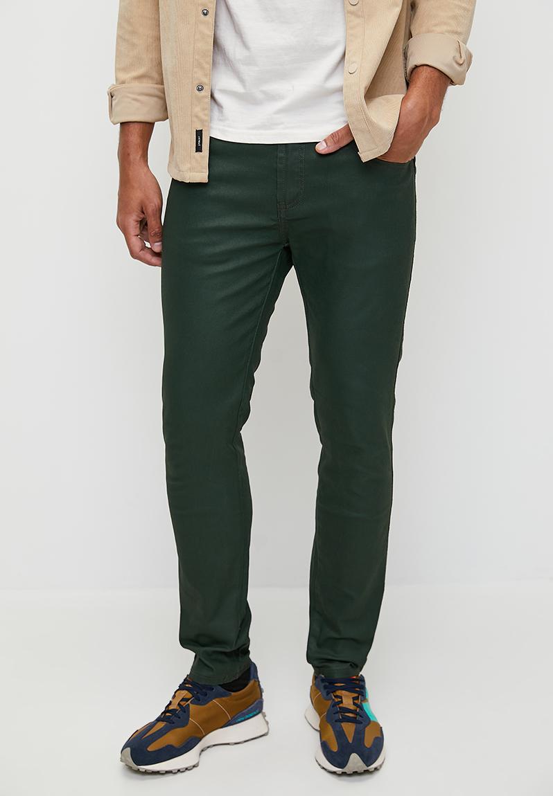Wax Coated Denim - Army