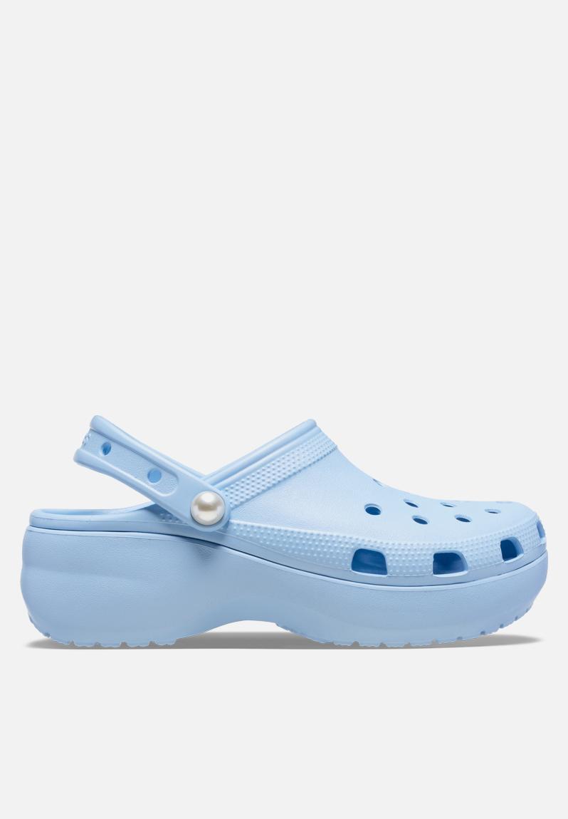 Classic Platform Pearl Clog - Blue Calcite