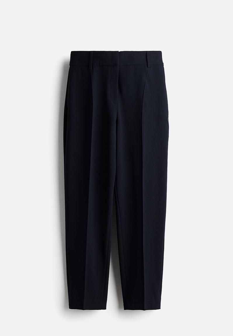 Cigarette trousers - navy blue - 1036648027