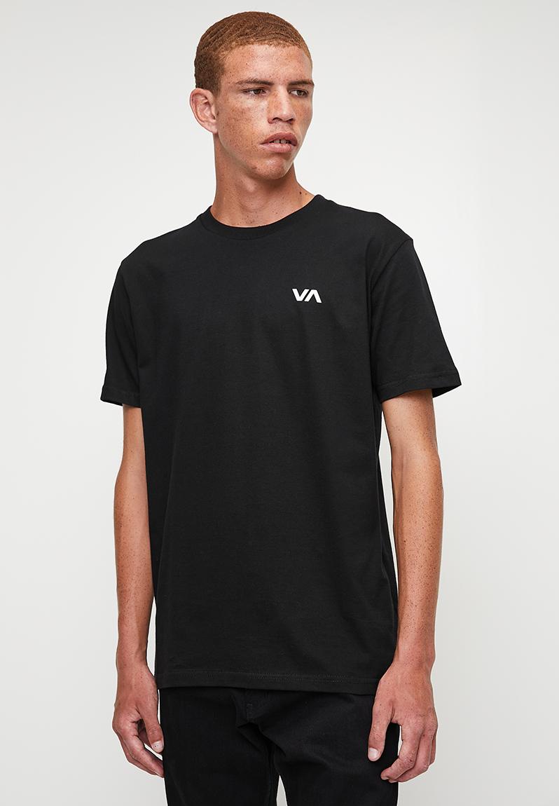 VA ESSENTIALS SS - Black - White Logo